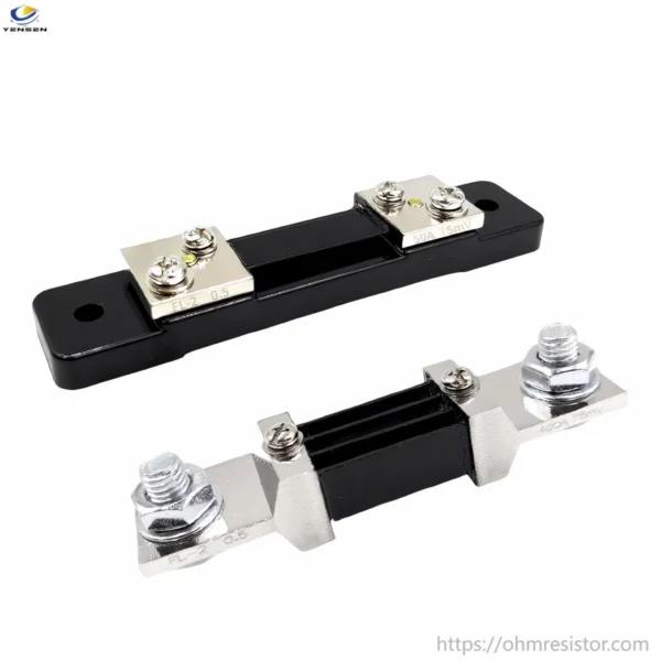 High-Precision DC Ammeter Shunt 75mV 50A | Fixed Type